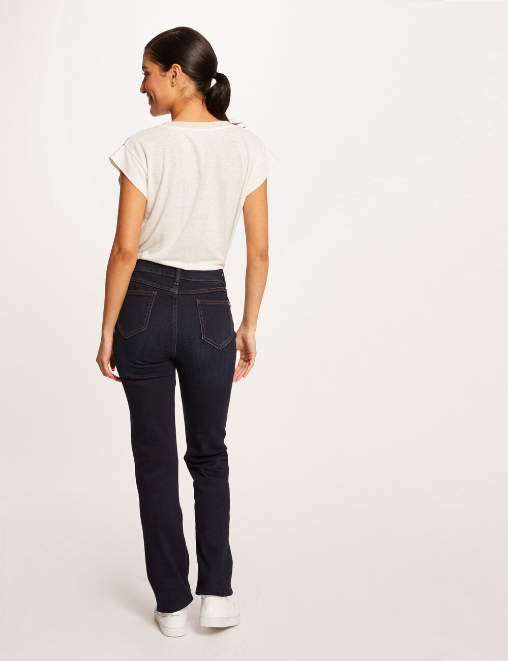 Jeans regular taille standard jean brut femme | Morgan