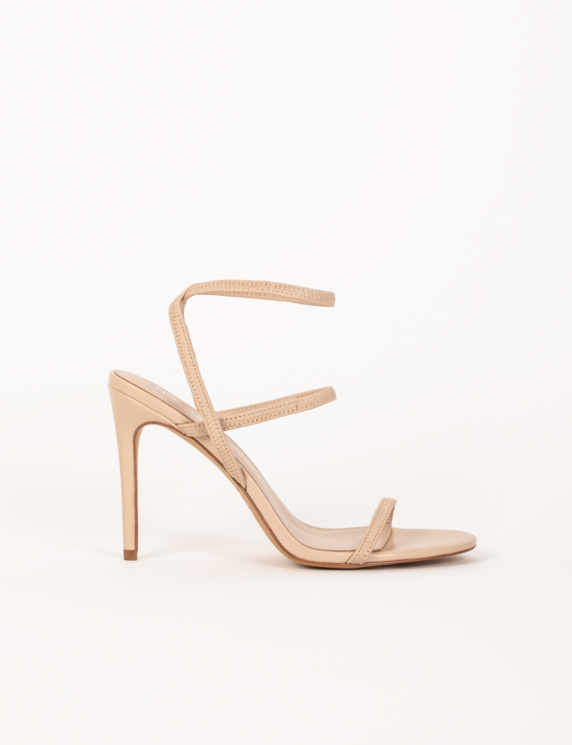 Sandales à talons aiguilles beige femme | Morgan