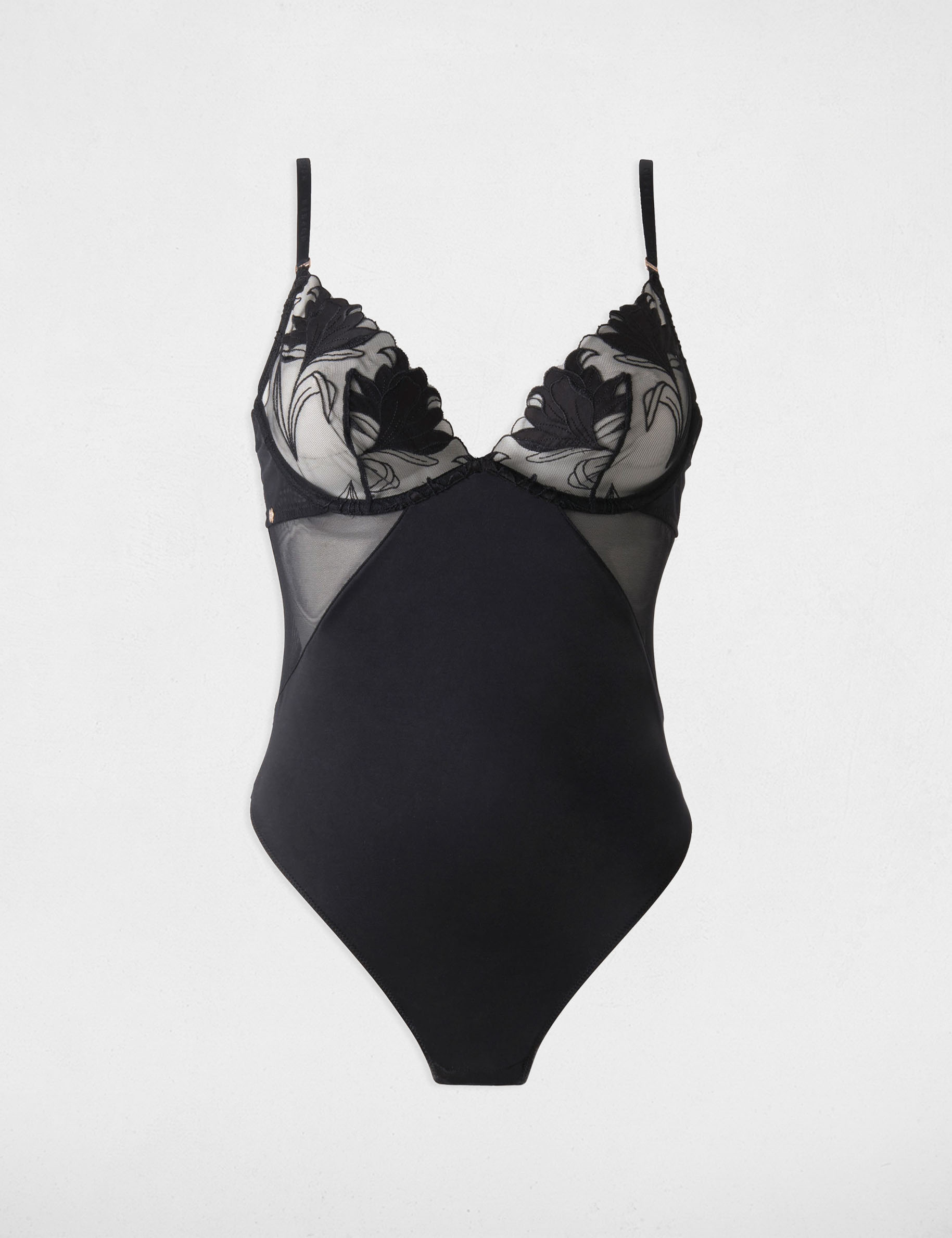 Body en dentelle noir femme | Morgan